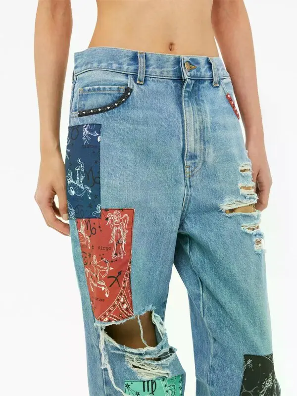 Alanui The Twelve Signs Straight-leg Jeans