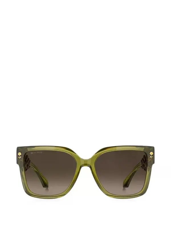 Etro Square-frame Paisley-patterned Sunglasses