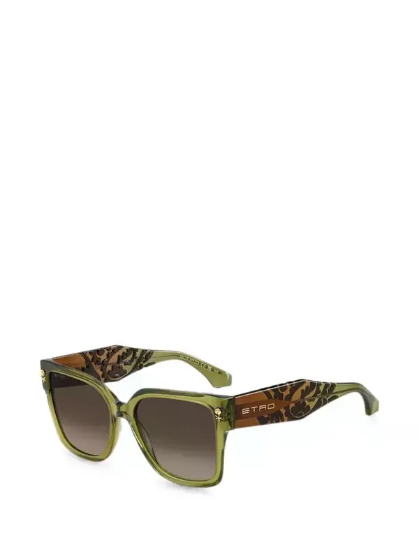 Etro Square-frame Paisley-patterned Sunglasses
