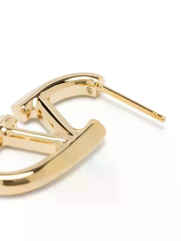 Valentino Garavani Vlogo The Bold Edition Earrings - Gold