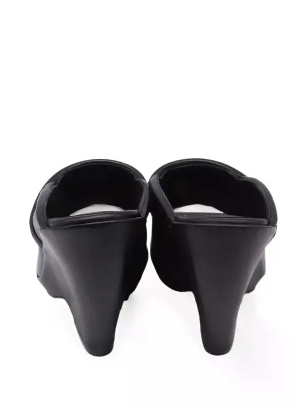 Khaite Stagg Wedge Sandals