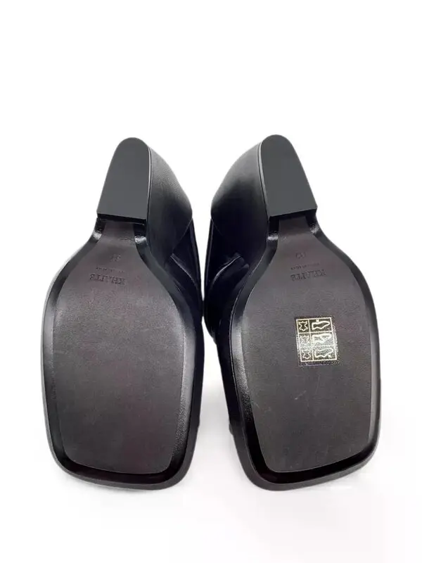Khaite Stagg Wedge Sandals