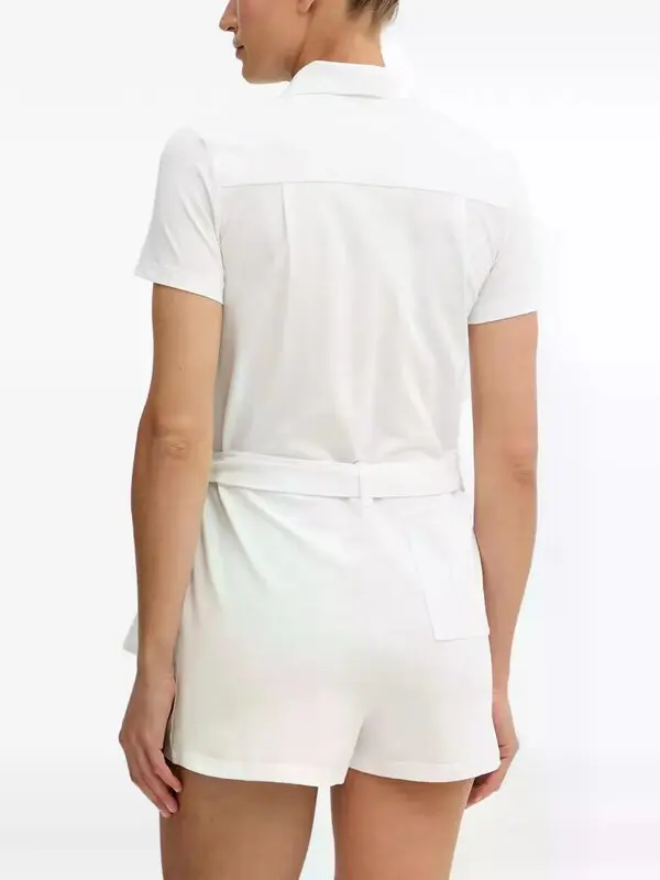 Lacoste Logo-patch Belted Playsuit