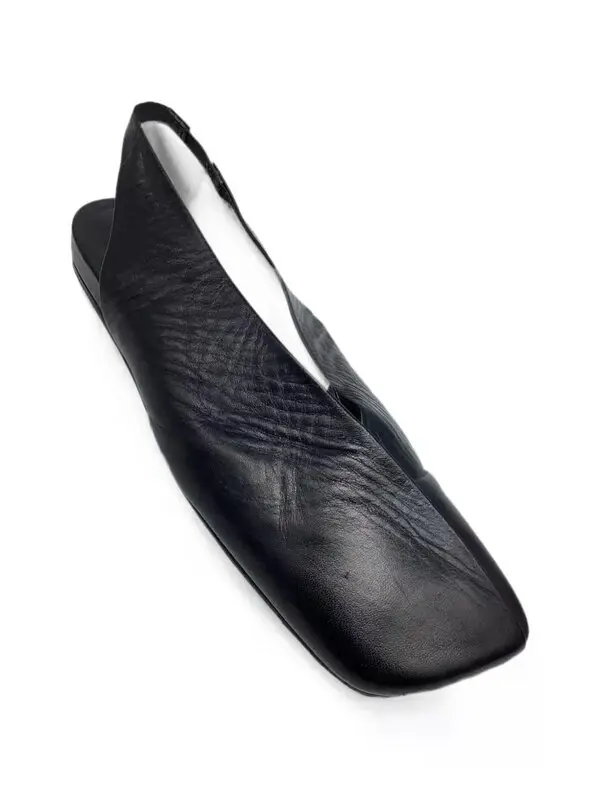 JIL SANDER Square-toe Slingback Ballet Flats