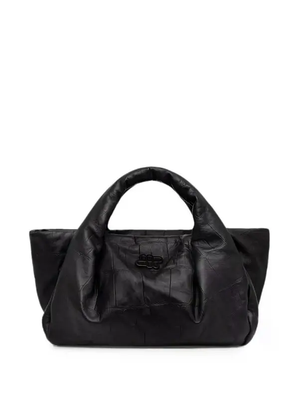 Munthe Croc-effect Padded Tote Bag