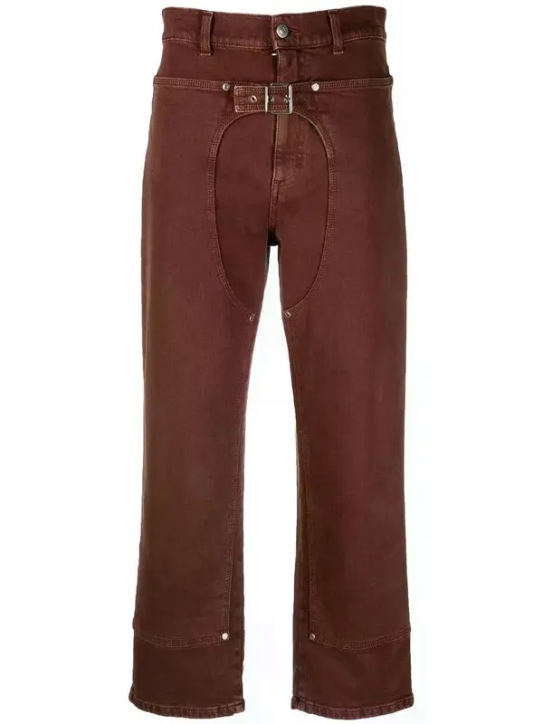 Stella McCartney Workwear Cropped Denim Pants