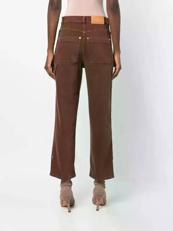 Stella McCartney Workwear Cropped Denim Pants