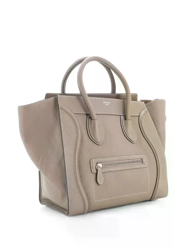 Celine Luggage Bag Grainy Leather Mini Tote Bag