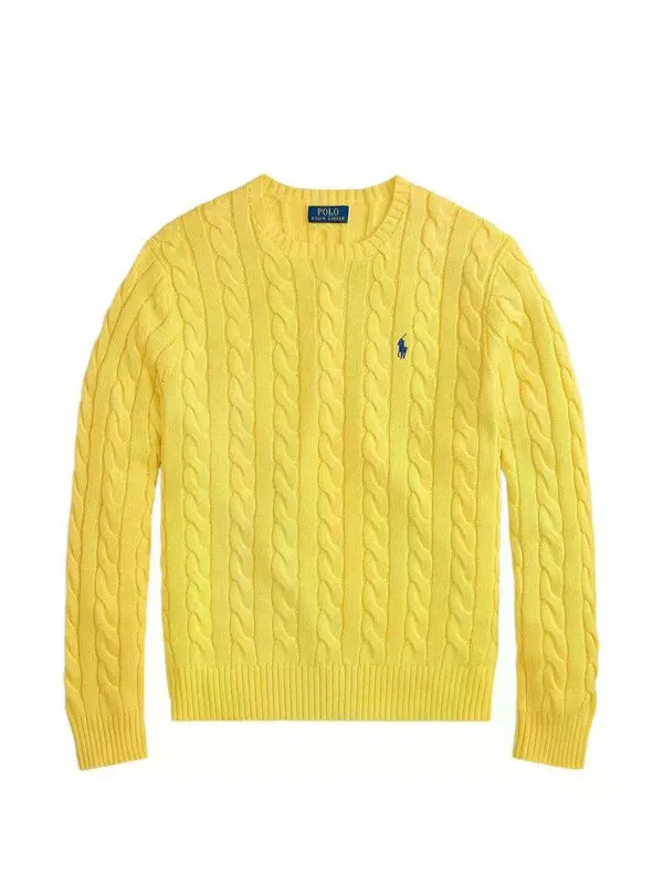 Polo Ralph Lauren Cable-knit Cotton Sweater - Yellow