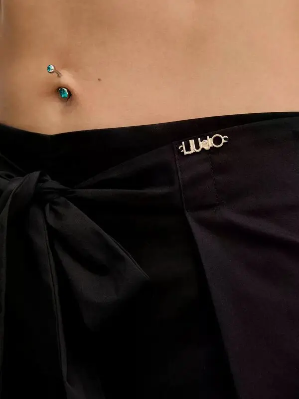 Liu Jo Bow-detail Palazzo Pants