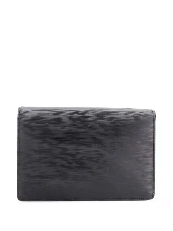 LOUIS VUITTON Dragonne Pochette Epi Leather Clutch Bag