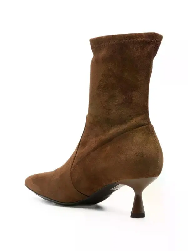 SERGIO LEVANTESI Pointed-toe Suede Finish Ankle Boots