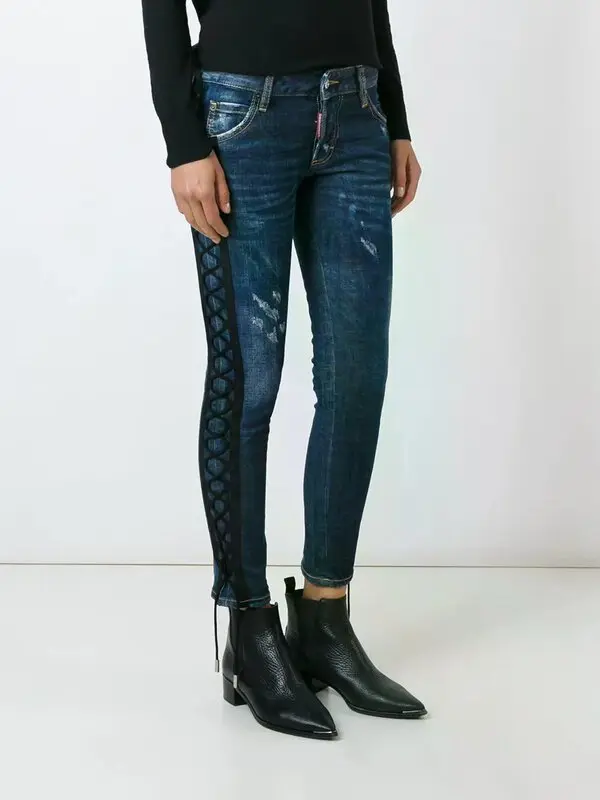 Dsquared2 Deana' Lace Effect Jeans