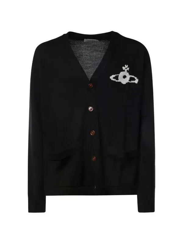 VIVIENNE WESTWOOD Orb-motif V-neck Cardigan
