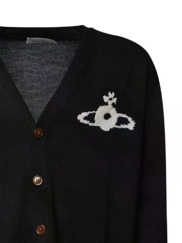 VIVIENNE WESTWOOD Orb-motif V-neck Cardigan