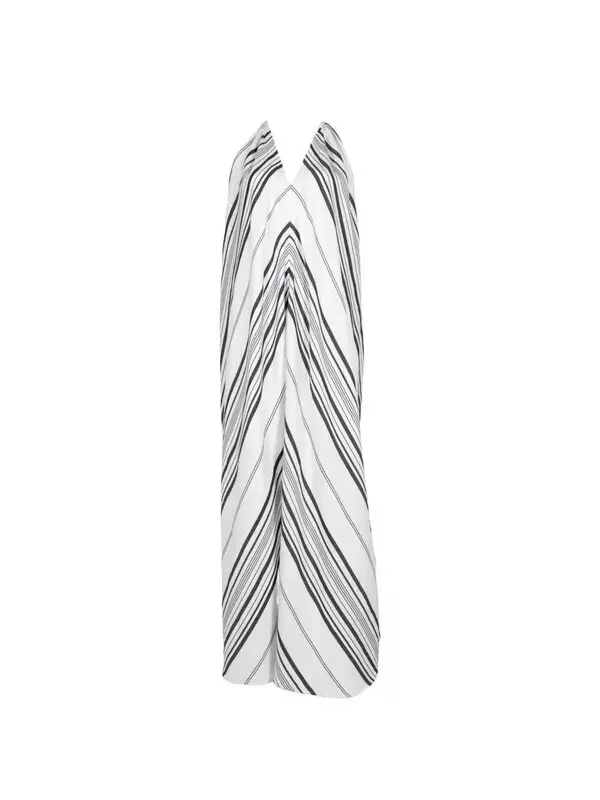 MARRAKSHI LIFE Striped Halterneck Maxi Dress