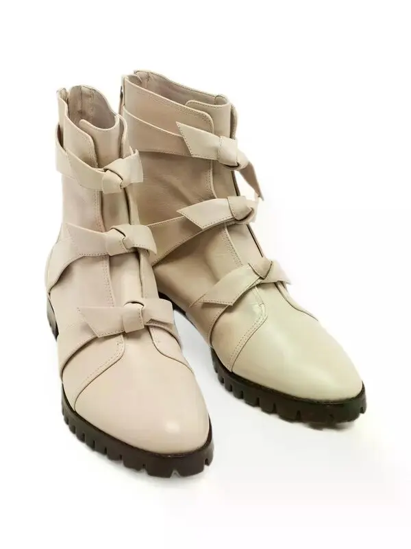 ALEXANDRE BIRMAN Lolita Bow-detail Ankle Boots