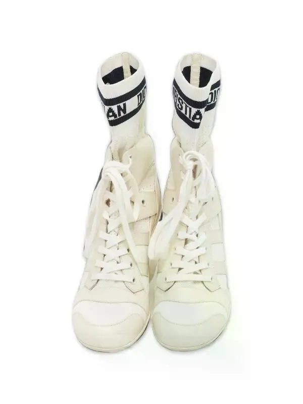 Dior D-zenith Knit Ankle Boots