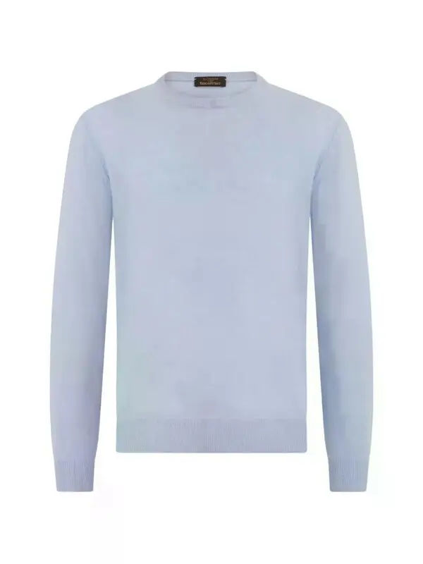 SLOWEAR Crew-neck Knitted Sweater - Blue