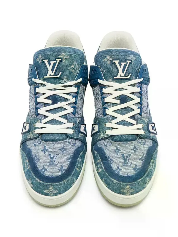 LOUIS VUITTON Monogram Denim Low-top Sneakers