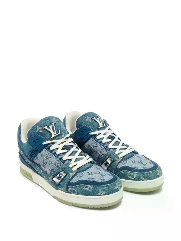 LOUIS VUITTON Monogram Denim Low-top Sneakers