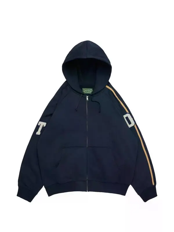 DENIM TEARS Chenille Patch Zip-up Hoodie