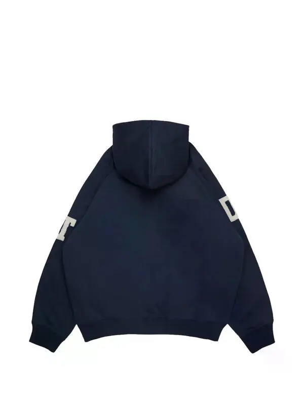 DENIM TEARS Chenille Patch Zip-up Hoodie