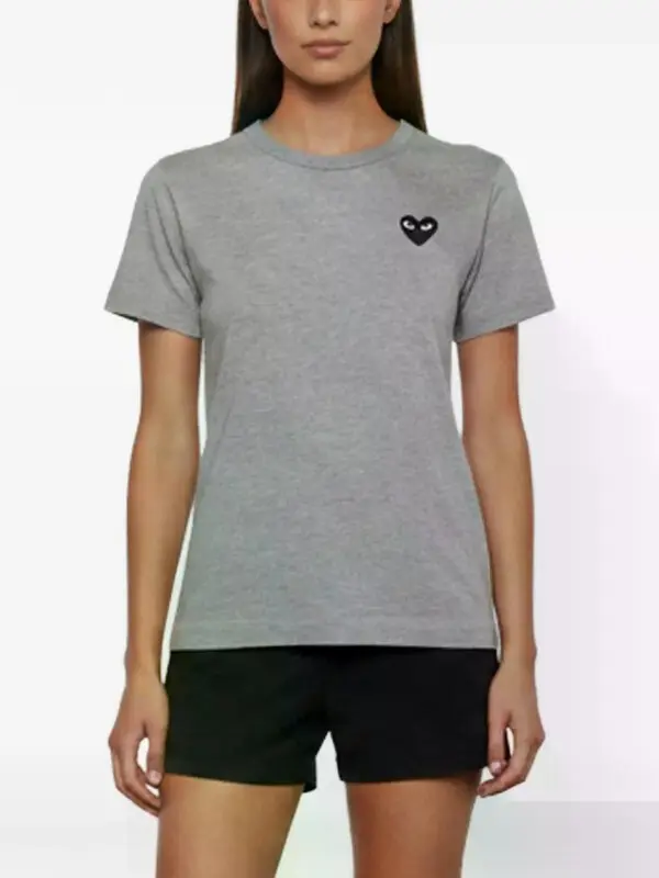 Comme Des Garçons Logo-appliqué T-shirt