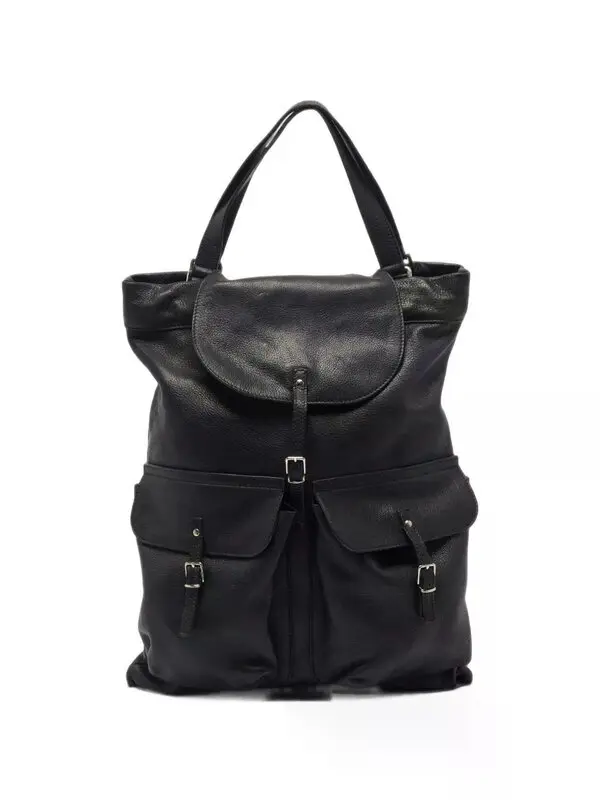 Saint Laurent Buckle-detail Backpack