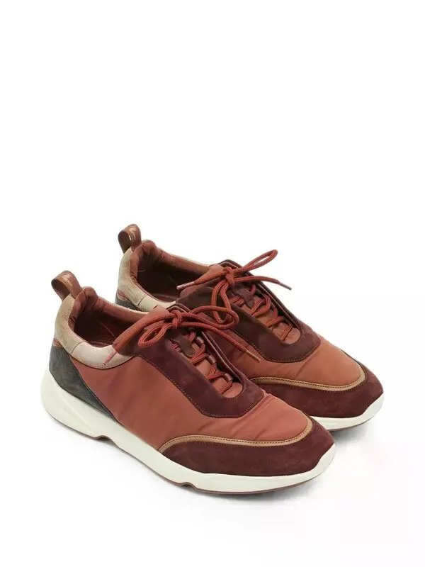 Loro Piana Modular Walk Suede-panel Sneakers