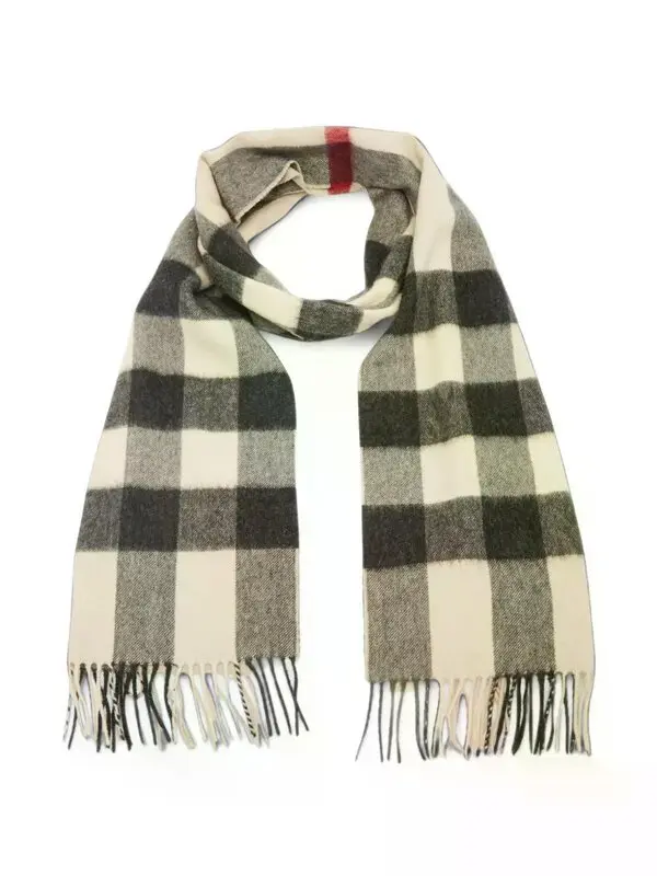 Burberry Nova Check Fringed Scarf