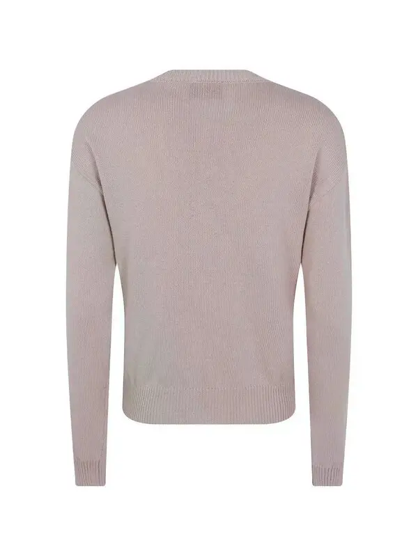 Max Mara Floral-intarsia Embroidered Cardigan - Neutrals