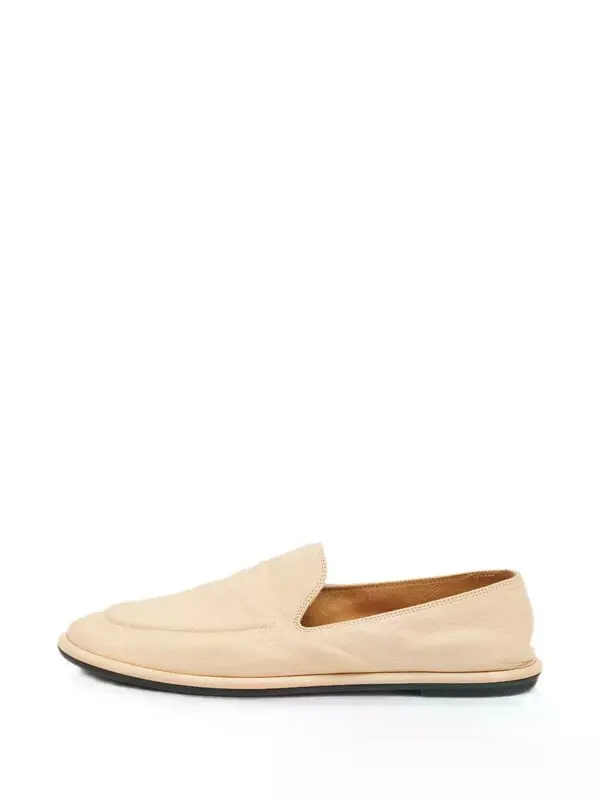 THE ROW Slip-on Rounded-toe Loafers