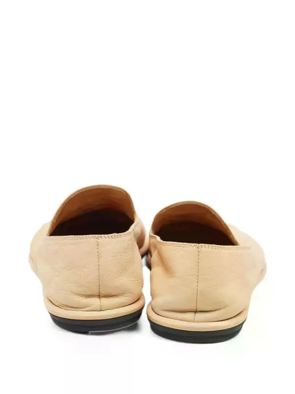 THE ROW Slip-on Rounded-toe Loafers