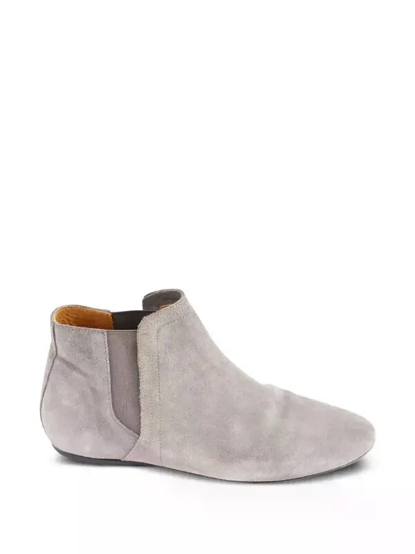 IRO PARIS Suede Round Toe Chelsea Boots