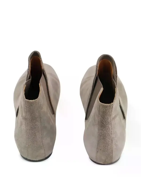 IRO PARIS Suede Round Toe Chelsea Boots