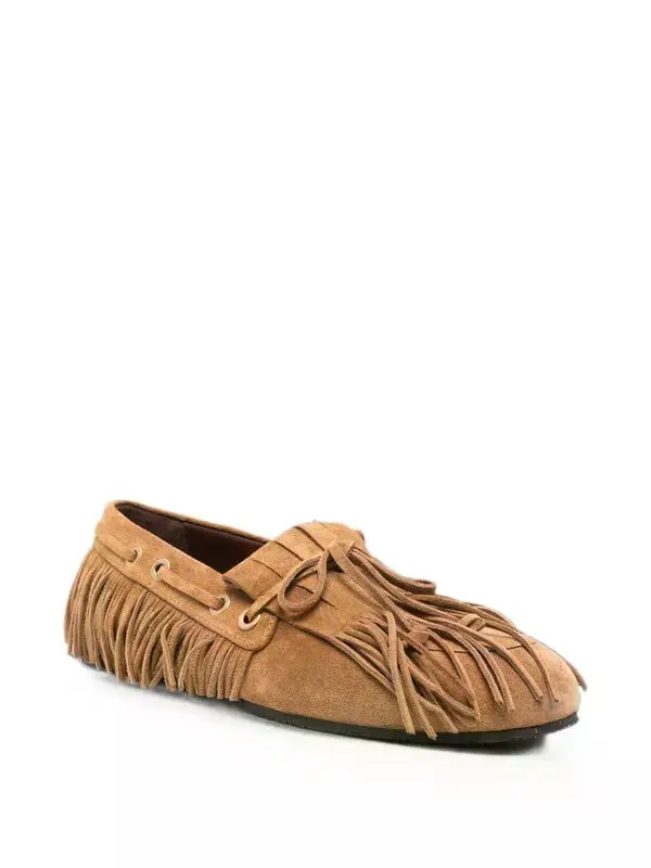 Etro Fringed Lace-up Loafers