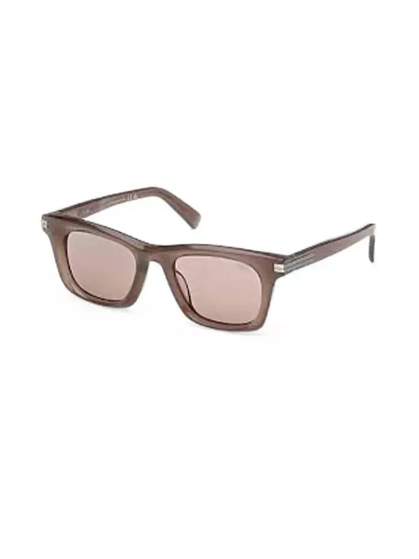 Zegna Rectangle-frame Sunglasses