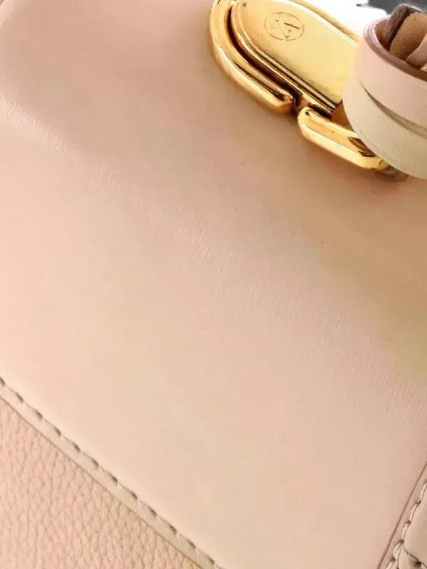LOUIS VUITTON Rose Des Vents Bag Leather Pm Satchel - Neutrals