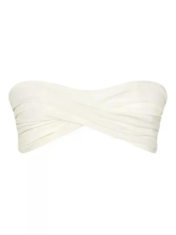 Johanna Ortiz Sea Sprite Bikini Top - White