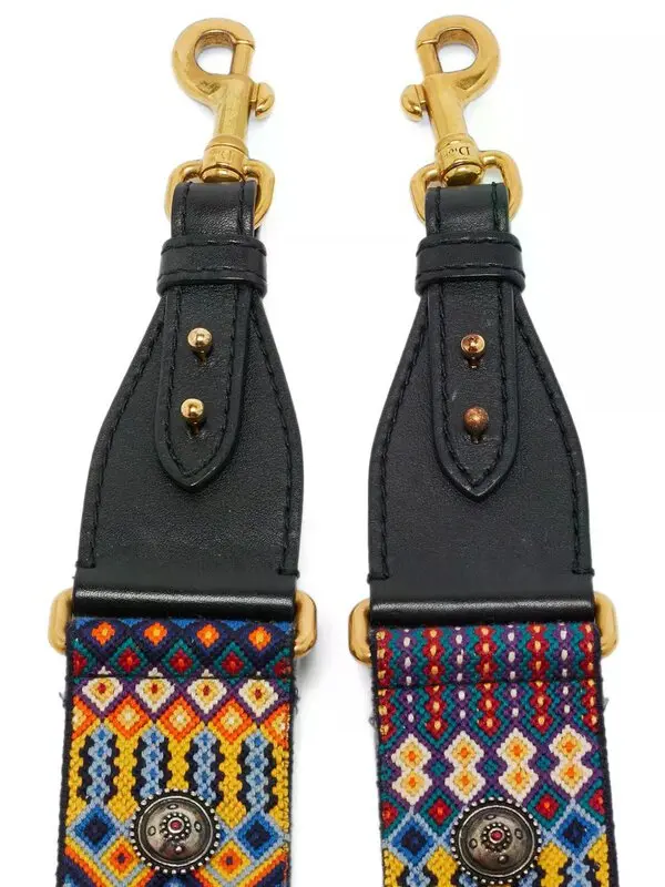 Dior Studded Embroidered Shoulder Strap