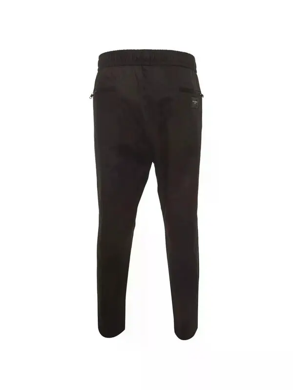Dolce & Gabbana Logo Plaque Zip-up Trousers