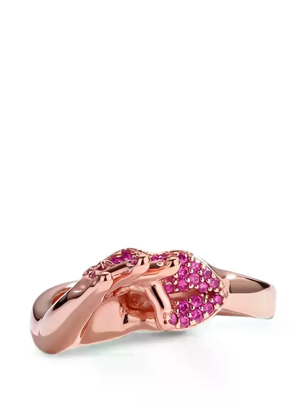 DI VOLPE Bellissimo Ruby-embellished Ring