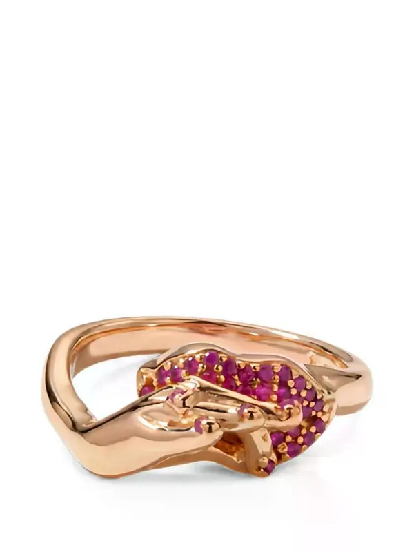 DI VOLPE Bellissimo Ruby-embellished Ring