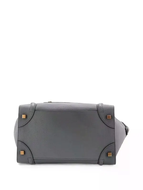 Celine Luggage Bag Grainy Leather Mini Tote Bag