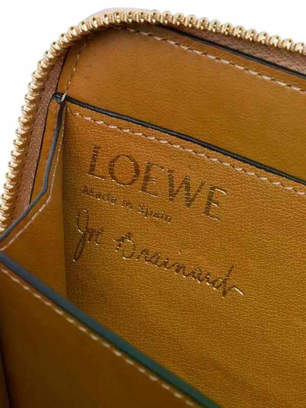 Loewe 2022 Joe Brainard Words Leather Amazona Pouch Satchel