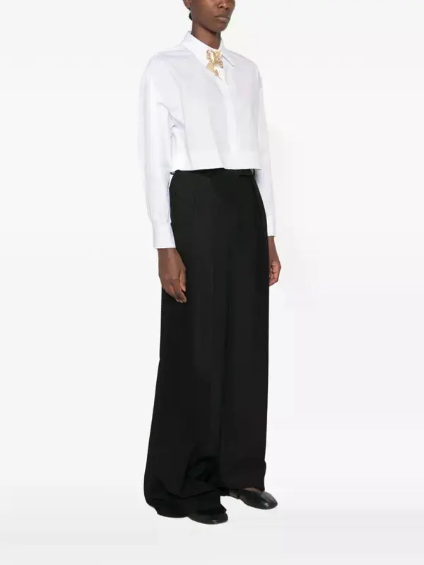 Imperial Cropped Long-sleeve Shirt