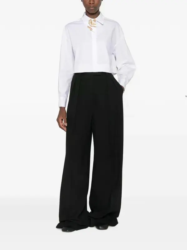 Imperial Cropped Cotton Shirt