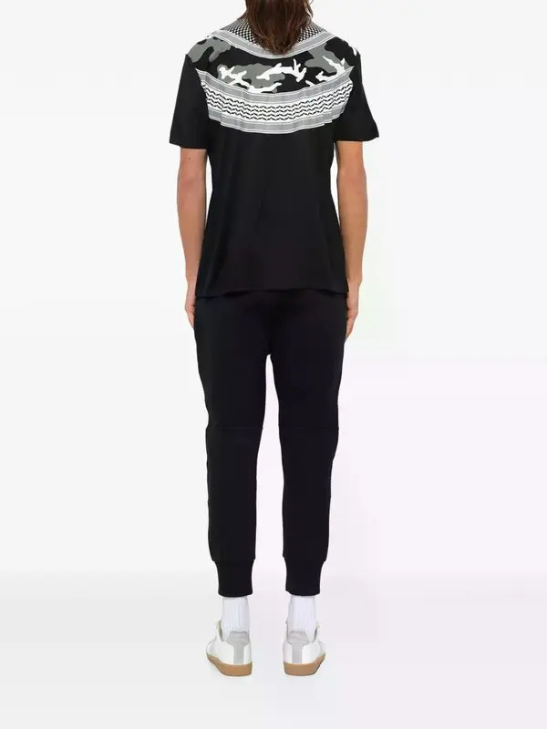 Neil Barrett Camouflage-print Graphic-print T-shirt