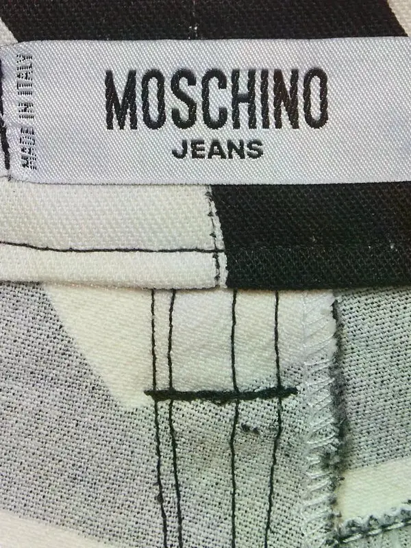 Moschino Heart Print Flared Jeans
